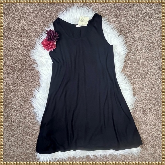 Olivia Rae | Dresses | Nwt Olivia Rae Black Aline Sleeveless Semi Sheer ...